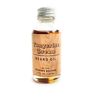 TBB Tangerine Dream Beard Oil for Men | Leave-In Beard Conditioner | Keeps Facial Hair Soft and Moisturizes Skin with Natural Essential Oils, Citrus & Vanilla Scent (1 Oz.)