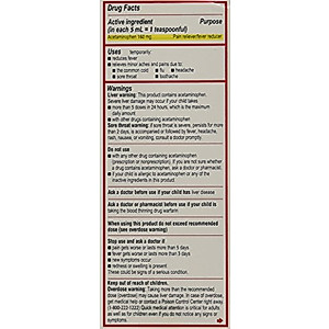 Children's Tylenol grape flavor ages 2-11 - 2 packs of 4.0 FL OZ