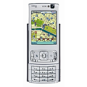 Nokia N95 Unlocked Cell Phone with 5 MP Camera, International 3G, Wi-Fi, GPS, MP3/Video Player, MicroSD Slot--International Version with Warranty (Silver/Plum)