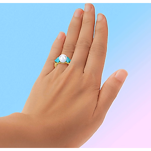 Polly Pocket Keepsake Collection Mermaid Dreams Collectible Compact, Under-The-Sea Theme, Special Box, 2 Mermaid Dolls, Wearable Ring & More, Collectible Gift, Ages 4 Years Old & Up