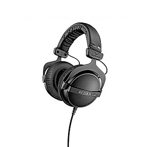 beyerdynamic DT 770 M 80 Ohm Over-Ear-Monitor Headphones in black, closed design, wired, volume control for drummers and sound engineers FOH