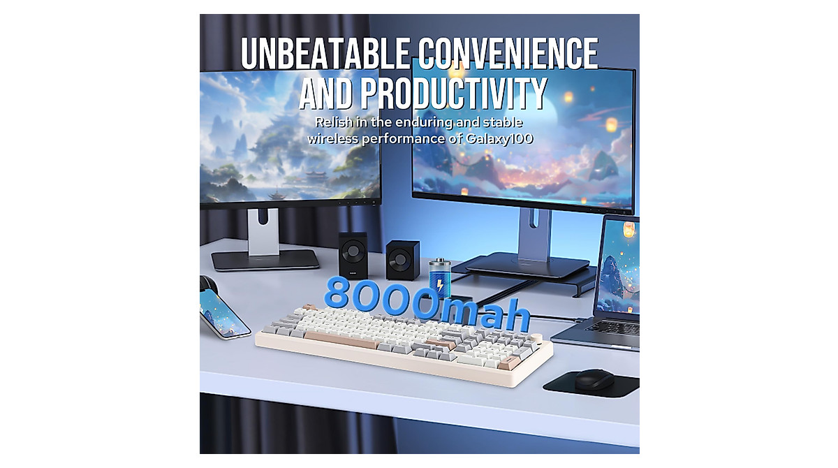 EPOMAKER Galaxy100: Wireless Gaming Keyboard Upgrade