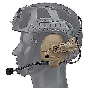 Shanyingquan Tactical Bluetooth Headset Noise Reduction OPS Core ARC Wendy M-LOK Helmet Tuning Noise Cancelling Headphones