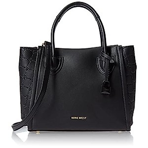 NINE WEST Camden Satchel, Black