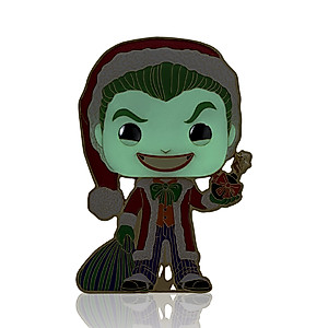 Funko Pop! Pin: DC Super Heroes Holiday - Joker as Santa with Chase (Styles May Vary)