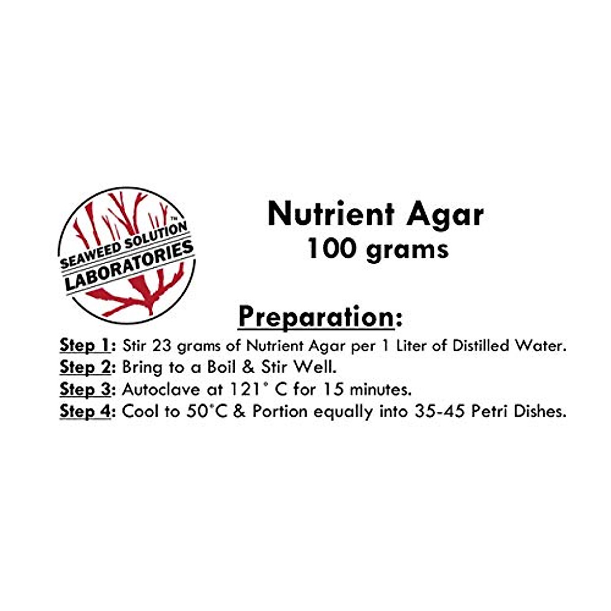 Nutrient Agar 100 grams