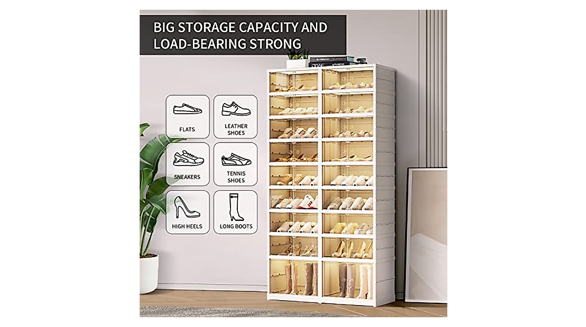 CIMLORD 9-Tier Shoe Rack - Organize 36 Pairs Effortlessly