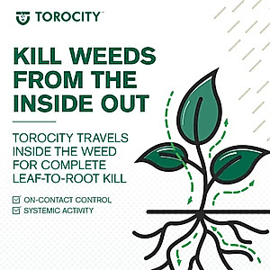 Torocity Turf Herbicide - Mesotrione Concentrate (8 oz) by Atticus (Compare to Tenacity) – Selective Weed Killer for Commercial and Residential Lawns – Pre and Post Emergent Control