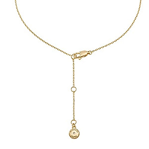 Michael Kors Women's Gold-Tone Brass Station Necklace (Model: MKJ7983710)