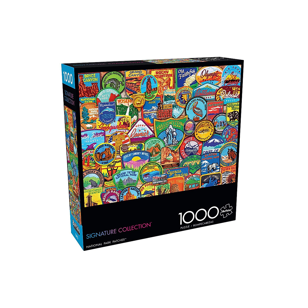 Buffalo Games - Lewis T. Johnson - National Park Patches - 1000 Piece Jigsaw Puzzle for Adults -Challenging Puzzle Perfect for Game Nights - Finished Size is 26.75 x 19.75