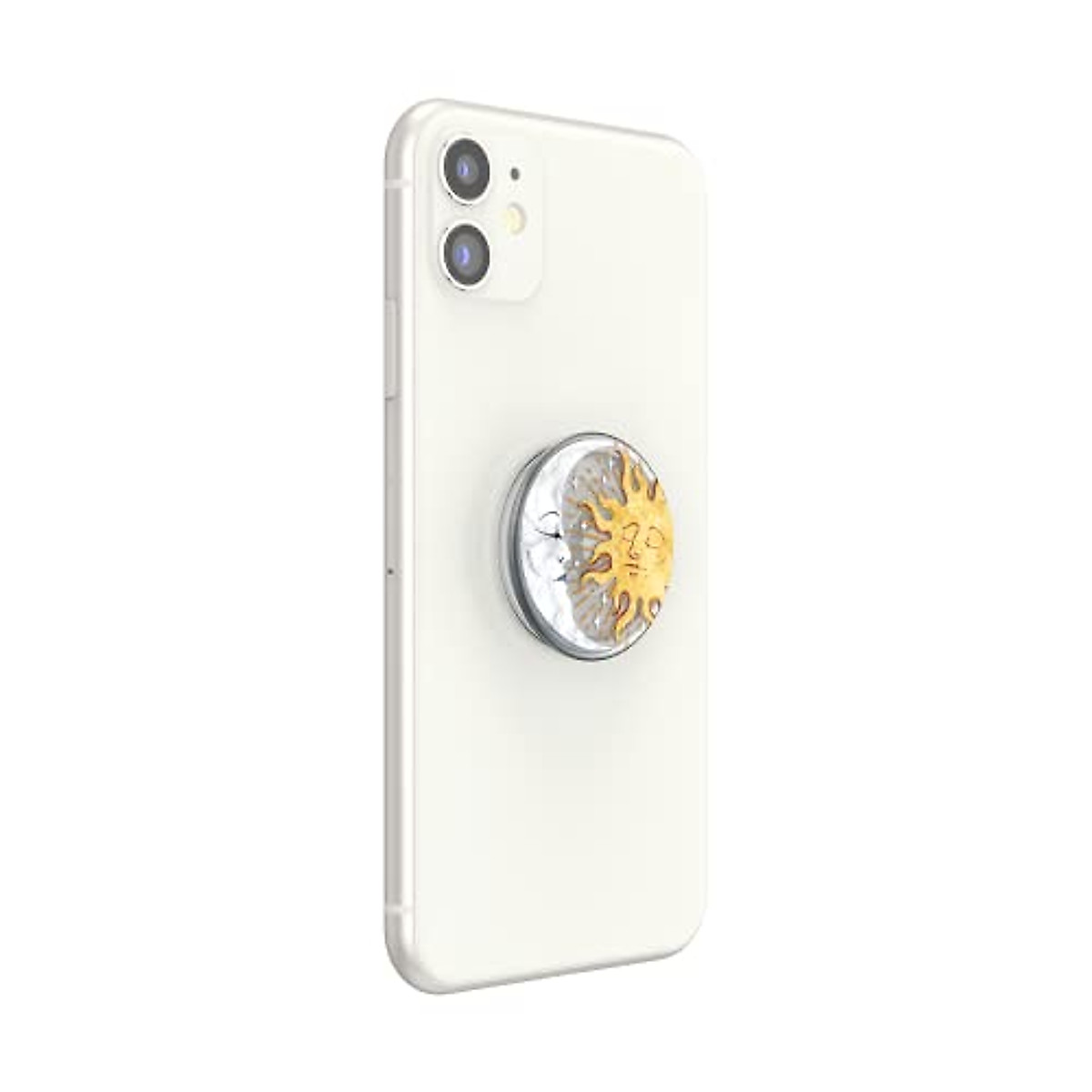PopSockets Plant-Based Phone Grip with Expanding Kickstand, Eco-Friendly PopSockets for Phone - Translucent Sun and Moon