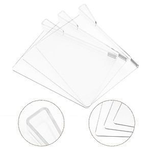 Nisorpa 12 Pcs Shelf Dividers for Closet Clear Acrylic Shelf Divider Tall Organizer for Sweater Shirts Purse Handbags Bookshelf Separators for Organization Bedroom Kitchen Office Shelving