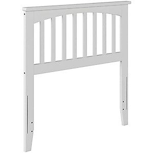 Leo & Lacey Twin Spindle Headboard in White