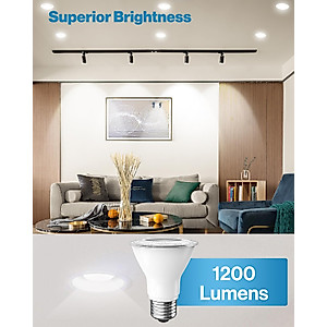 Sunco 2 Pack PAR30 LED Bulbs, 1200 Lumens High Brightness Flood Light Indoor, 75W Equivalent 11W, Dimmable, 2700K Soft White, E26 Medium Base, Exterior, Wet Rated - UL