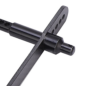 RC Car Body Post Mounts, Carbon Fiber + Aluminum Alloy RC Car Front and Rear Shell Column Kit Compatible for AXIAL SCX10 90046 90047