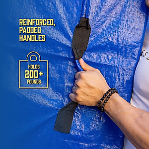 Mattress Bags for Moving with 8 Handles - Queen Size - Extra-Thick Mattress Bag for Moving - Reusable Mattress Storage Bag - Mattress Cover for Moving with Zipper, Moving Mattress Bag Protector