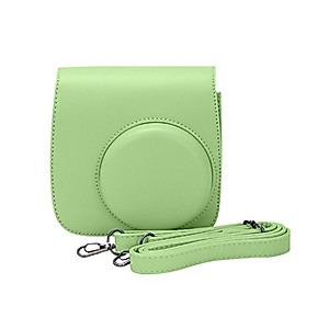 Fujifilm Instax Mini 9 Camera + Fuji INSTAX Instant Film (20 Sheets) + 14 PC Instax Accessories kit Bundle, Includes; Instax Case + Album + Frames & Stickers + Lens Filters + More (Lime Green)