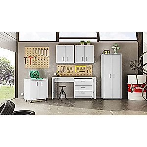 Manhattan Comfort Fortress Storage Units, White