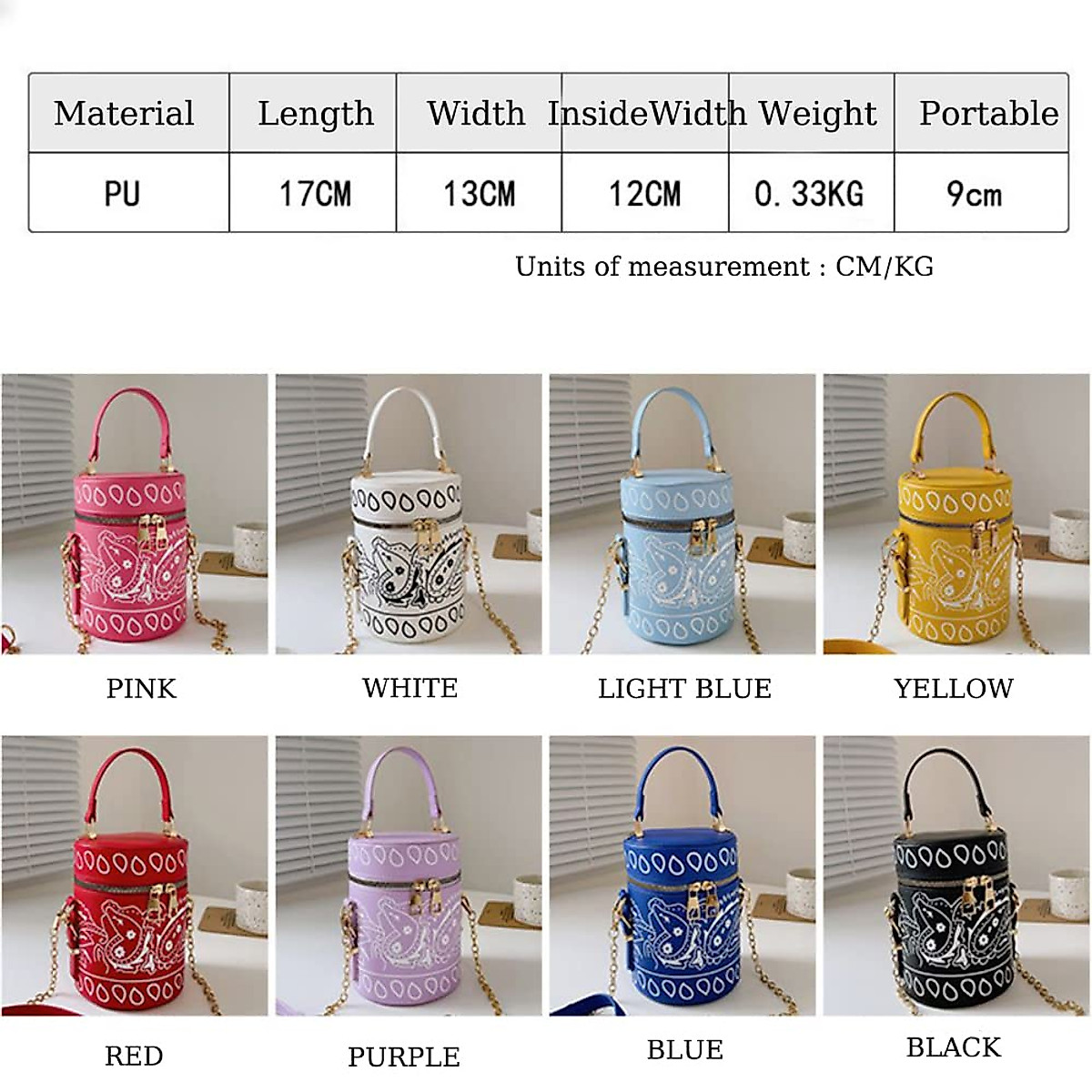 BVWEY Ethnic Style Bucket Bags Women's Crossbody Shoulder Bags Summer Beach Handbag