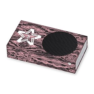 Head Case Designs Officially Licensed Juventus Football Club Black & Pink Marble Logo Art Vinyl Sticker Gaming Skin Decal Cover Compatible with Xbox Series S Console