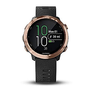 Garmin Forerunner 645 Music, GPS Running Watch With Garmin Pay Contactless Payments, Wrist-Based Heart Rate And Music, Rose Gold