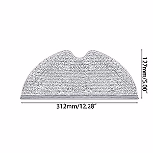 Reusable Sweeping Robot Vacuum Cleaner Cleaning Cloth Mop Wipe Tool Replacement Accessories Compatible For 2C STYTJ03ZHM Wipes Vacuum Cleaner Accessories Mop Cloth Replacement Floor Cleaning Pads Mop