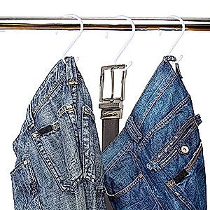 DINGEE 6 inch Non Slip Rubber Coated White S Hook Heavy Duty,6 Pack Large Vinyl Coated S Hooks, Metal S Shaped Hanger Hooks for Hanging Plants Outdoor,Closet Rod ,Jeans, Pot Pan Cups Towels Hats