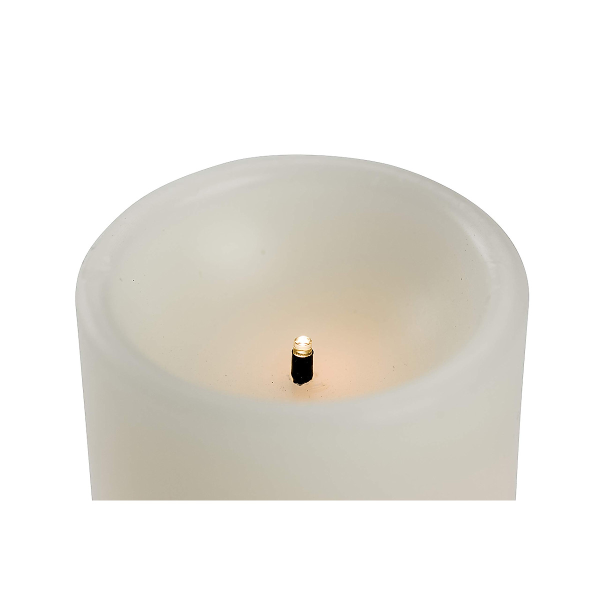 Martha Stewart Flameless LED, 6 Inch Pillar Candle, Ivory with Batteries