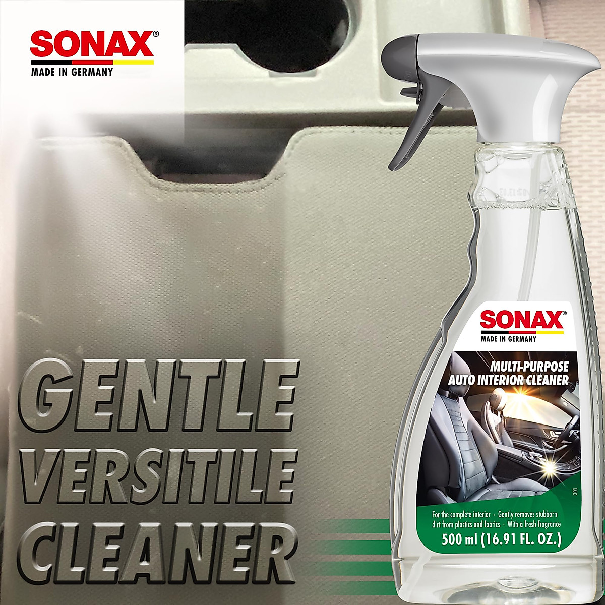 Sonax 321200-755 Multi-Purpose Auto Interior Cleaner,16.9 fl. oz.