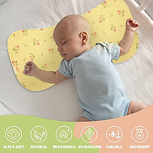 MUKIN Baby Burp Cloths Perfect for Newborn Burping Cloths/Burp Bibs 4 Pack Burping Rags for Boys and Girls