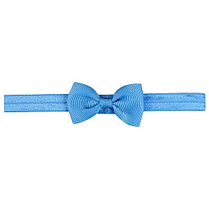 WillingTee Baby Girls Headbands Tiny Bows 2.75" Grosgrain Ribbon Hair Bow Hair Band Hair Accessories for Baby Girls Infants Toddlers Kids Newborns
