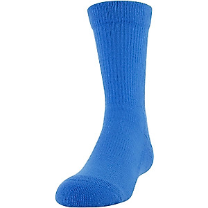 Under Armour Youth Novelty Crew Socks, 2-Pairs , White , Small