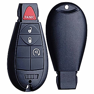 Key Fob FOBIK Replacement Compatible for Dodge Ram 1500 2500 3500 Truck Pickup 2009 2010 2011 2012 Journey Challenger Grand Caravan Jeep Grand Cherokee Commander Keyless Entry Remote Start Control