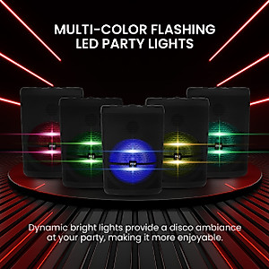 Pyle Portable Bluetooth PA Speaker - 500W 15” Rechargeable Outdoor BT Karaoke Audio System - TWS, Party Lights, LED Display, FM/AUX/MP3/USB/SD, 6.5mm In, Carry Handle - Wireless Mic, Remote Control