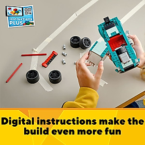 LEGO Creator 3 in 1 Street Racer Car, Rebuildable Kit Transforms to a Muscle Car, Hot Rod, or Race Car Toy, Great Model Car Toy Gift for Boys and Girls Age 7+ Years Old, 31127