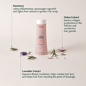Tara Onion Remedy Hair + Root Revival System. Cruelty-Free: 3-Step Treatment – Shampoo + Conditioner + Serum for Stronger, Thicker and Longer hair. Free from Parabens, Sulfates and Mineral Oils