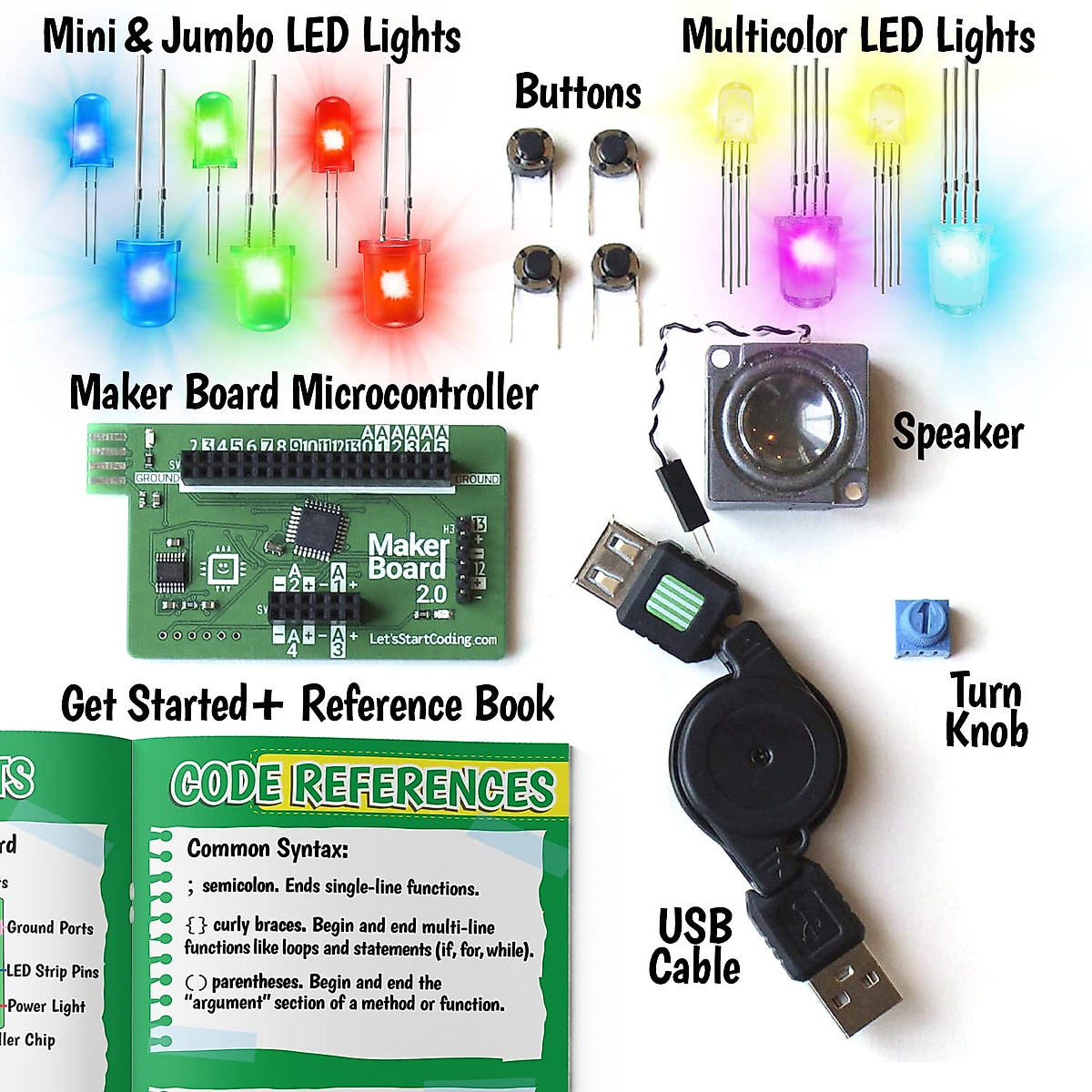 Base Kit Computer Coding Game for Kids 8-12+ and Teens to Learn Code & Electronics. Great STEM Gift for Boys & Girls for Real C++ Coding with Over 60 Projects Included.