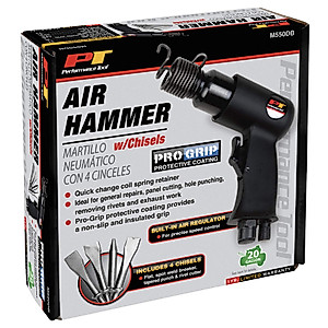 Performance Tool M550DB Air Hammer With 4 Chisels