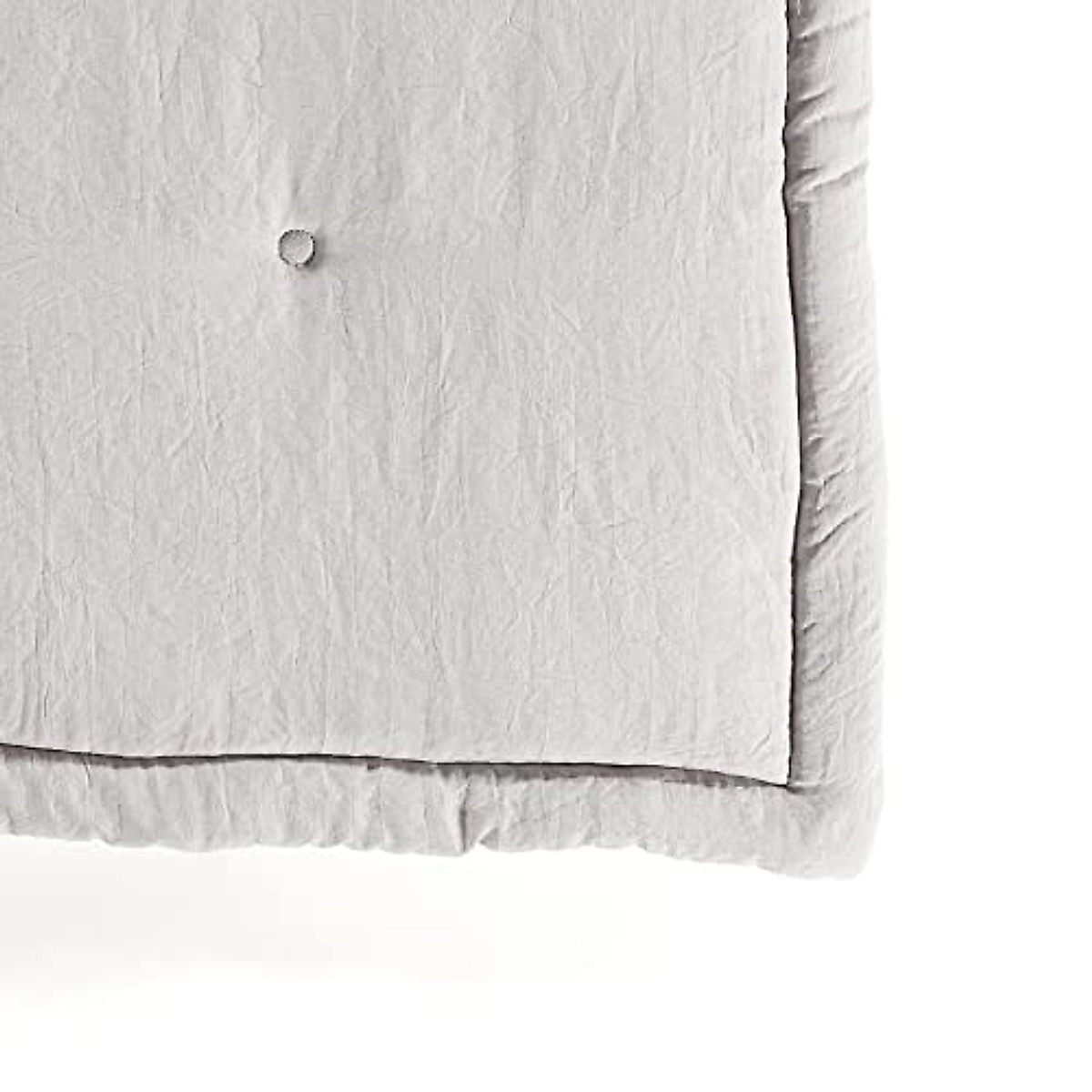 Lush Decor Baby Square with Border Play Mat, 36" x 36", Gray