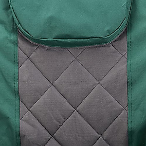 ARROWHEAD OUTDOOR Portable Folding Camping Quad Chair w/ 6-Can Cooler, Cup & Wine Glass Holders, Heavy-Duty Carrying Bag, Padded Armrests, Headrest & Seat, Supports up to 450lbs, USA-Based Support