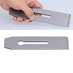 2Pcs Planer Blades, Wood Planers Wide Replacement Bench Plane Blades,Steel Portable Bench Planes for Woodworking Handwork