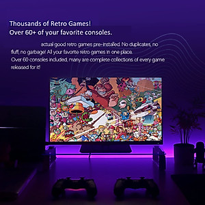Retropie Batocera 512GB Raspberry Pi 4B Retro Gaming Console Complete Build - 60+ Consoles Wireless Controllers Kit