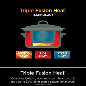 Ninja MC1001 Foodi PossibleCooker PRO 8.5 Quart Multi-Cooker, with 8 in 1 Slow Cooker Dutch Oven, Steamer, Nonstick, Oven Safe Pot to 500°F Blue