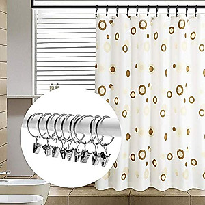 120 Pack Heavy-Duty Hook Clip Set Metal Curtain Clips for Curtain Photos Home Party Decoration Art Craft Display - Silver