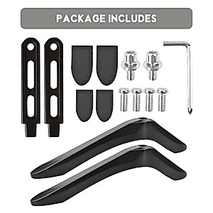 TV Stand, Base Table Top TV Stand, TV Legs TCL LCD LED Flat Screen TVs, TV Stand Mount Legs with Screws, Suitable for Small Sized TVs