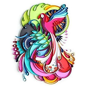 Colored Paper, Colored A4 Copy Paper, Crafting Decorating Cut-to-Size Paper 100 Sheets 20 Colors for DIY Art Craft (20 * 30cm)