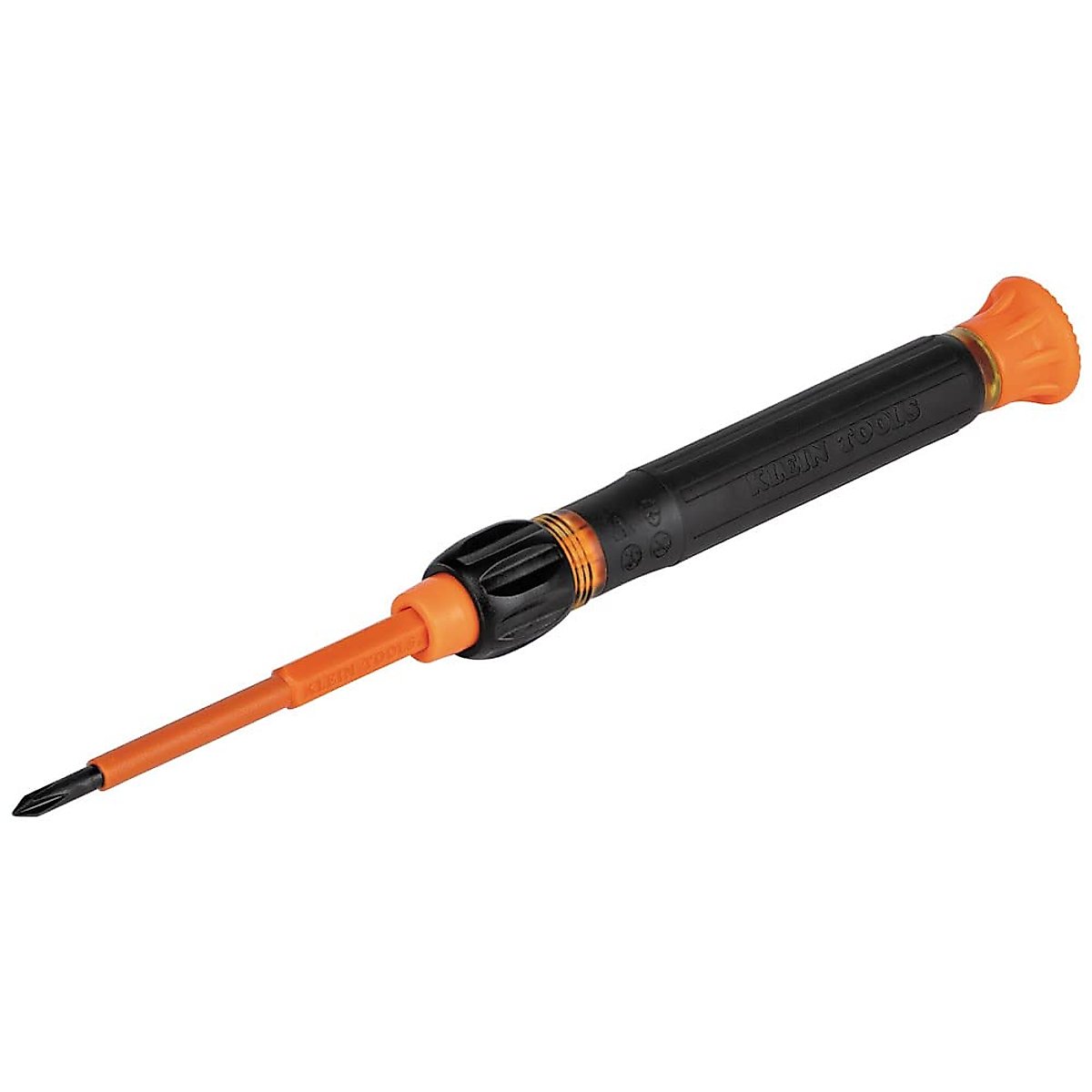 Klein Tools 2-in-1 Precision Screwdriver Set with Insulated Phillips and Slotted Bits + 4-in-1 Electronics Pocket Screwdriver