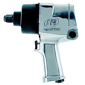 Ingersoll Rand 261 3/4-Inch Super Duty Air Impact Wrench - High Torque Output, Handle Exhaust, Pressure-Feed Lube System, Hammer Impact Mechanism, Silver