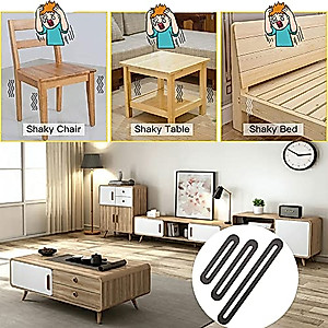 10 Pcs 6 1/10" Adjustable Flat Mending Plate Support with Single Slot, 2.9mm Thickness Steel Slotted Slideable Bracket Straight Repair Fixing Bracket Connector for Wood Furniture Timber PC Case Holder