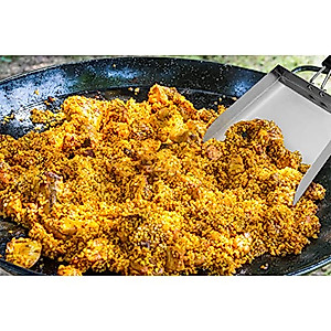 Stanbroil Stainless Steel Griddle Food Mover Smash Burger Food Shovel Grill Spatula Great for Stir Fry and Move Food, 13"